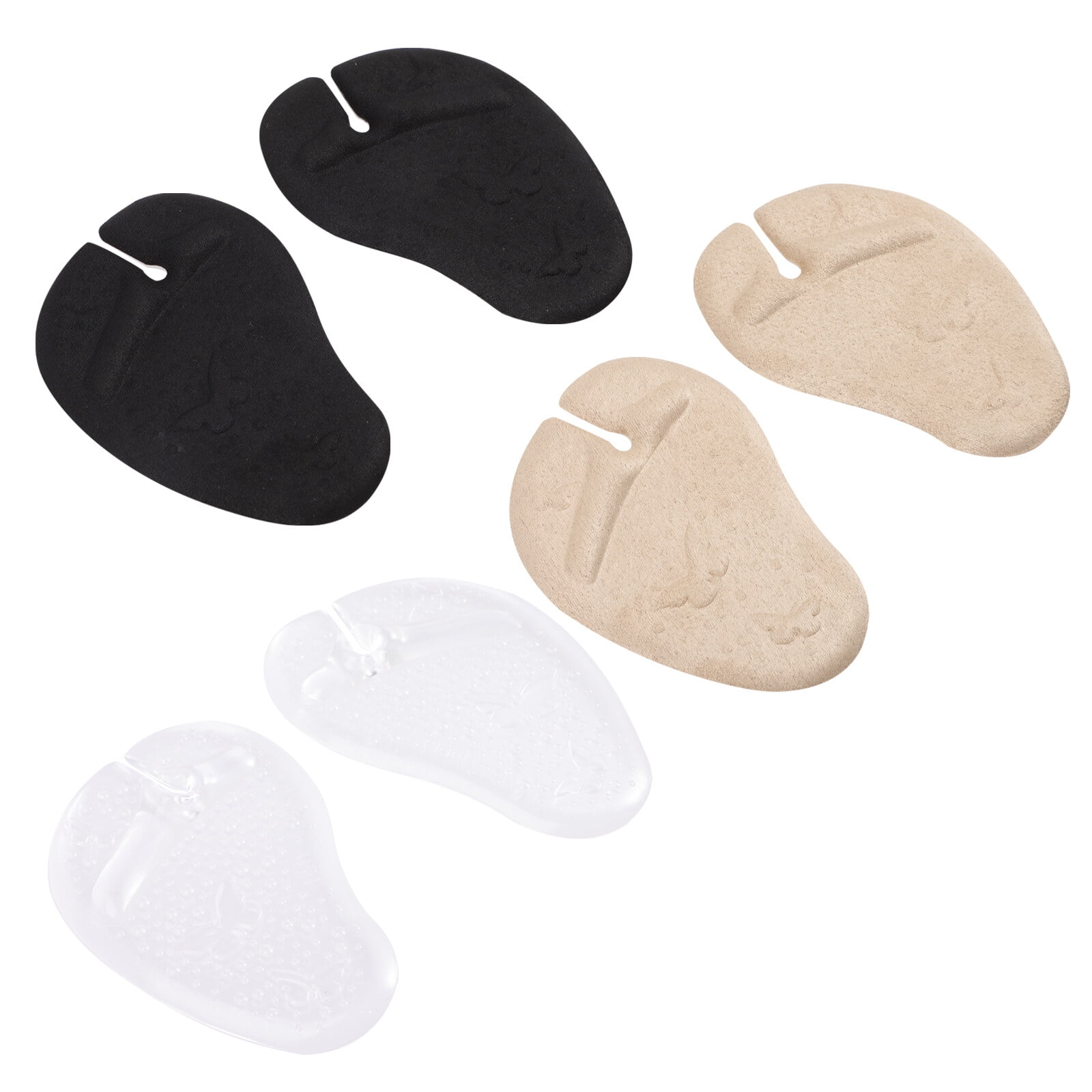 3 Pairs Sandal Insoles Gel Foot Pad Honeycomb Forefoot Pads Heeled ...