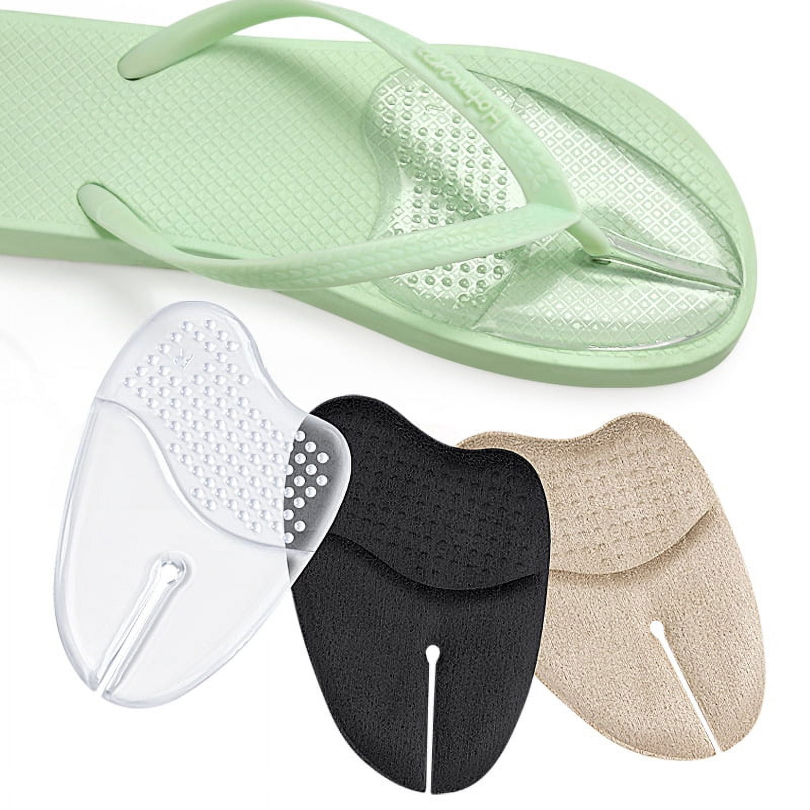 3 Pairs Sandal Toe Cushions Forefoot Cushions Inserts Toe Grip Pads for ...