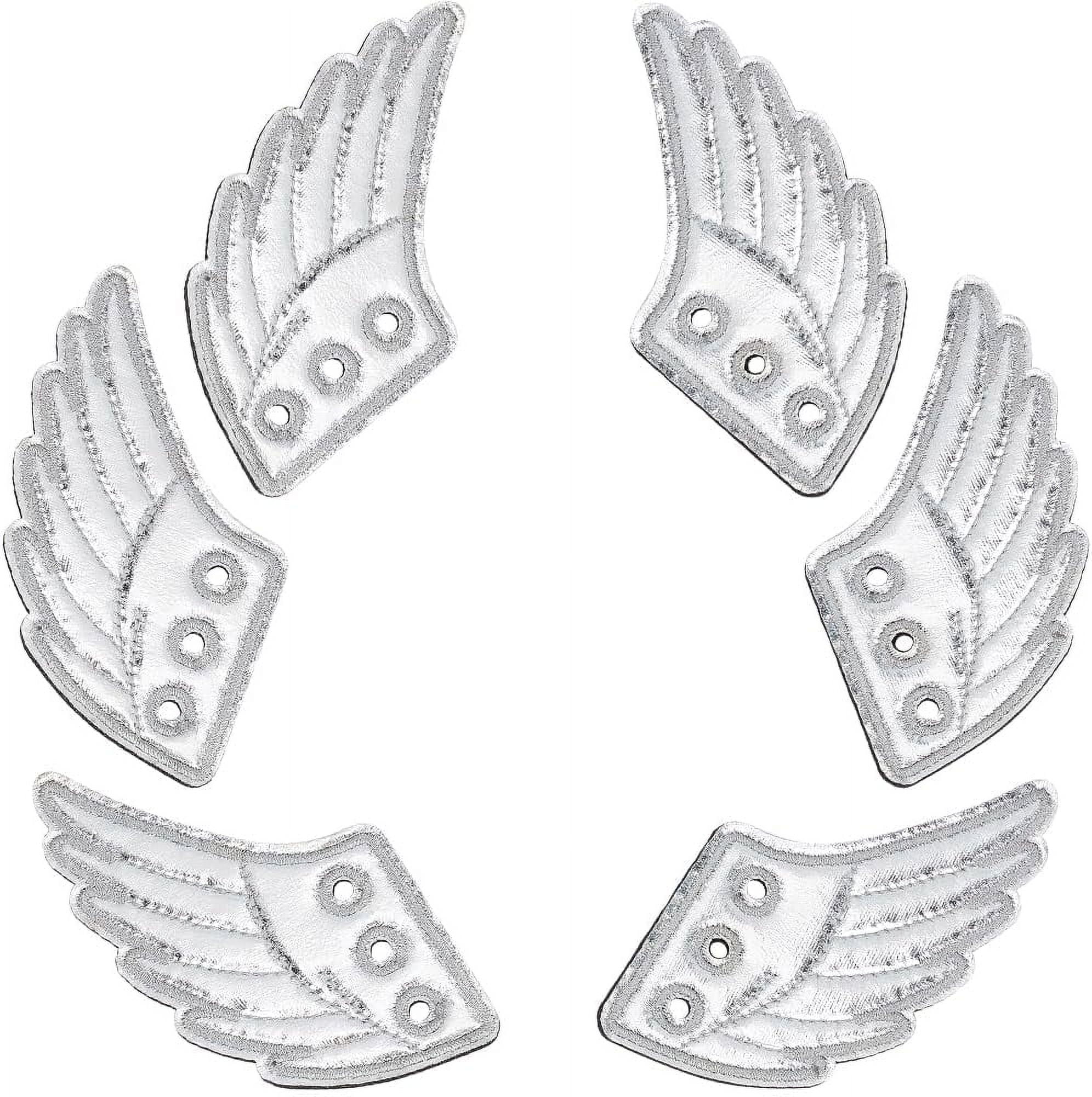 3 Pairs Shoe Wings Charms Shoe Wings Shiny Charms Attractive Angel ...