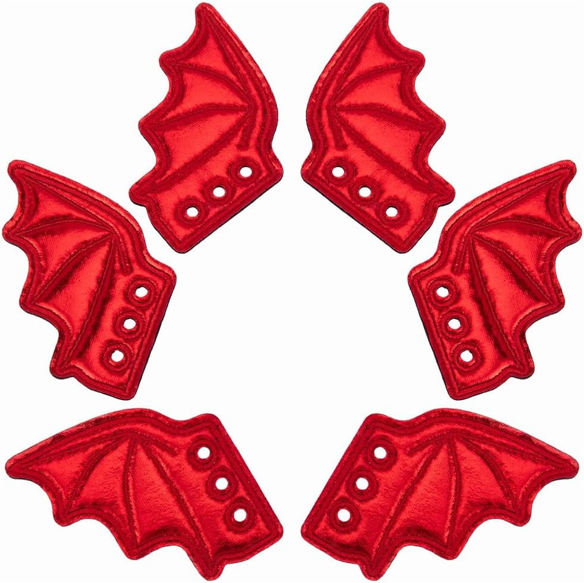 3 Pairs Shoe Wings Decoration Charms Angel Cloth Wings Shoes Lace ...