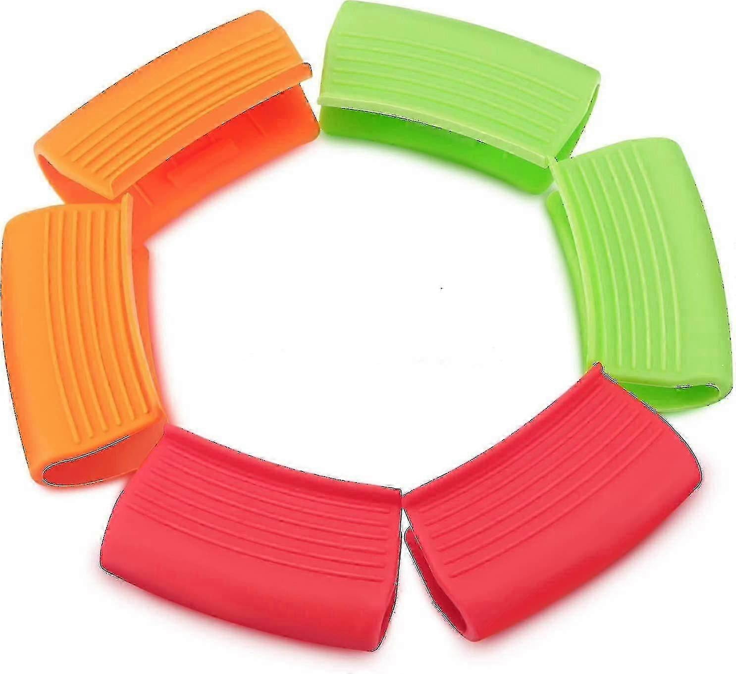3 Pairs Silicone Assist Handle Holder Hot Handle Holder Sleeves Heat ...