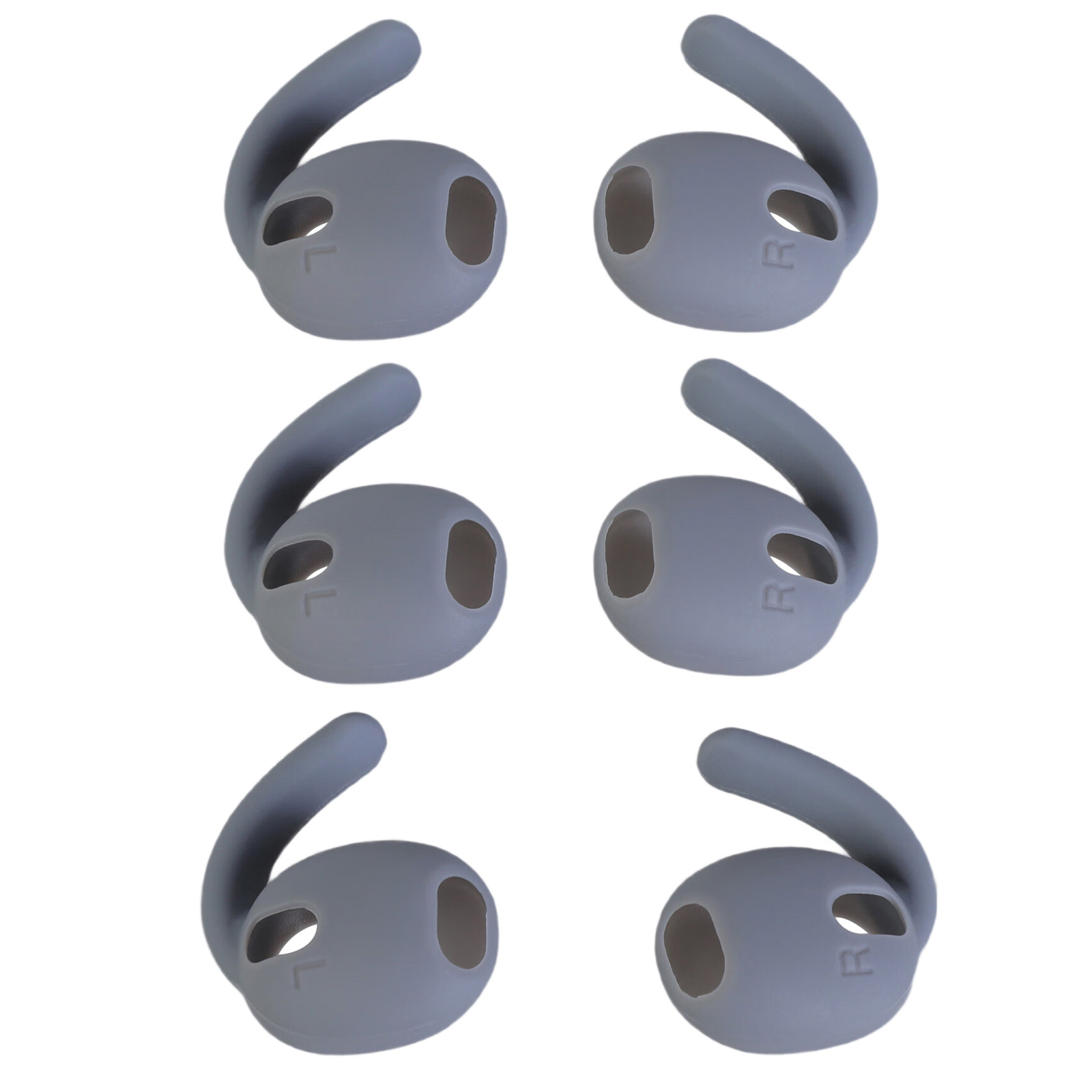 3 Pairs Silicone Ear Hooks Tips For Buds Wireless Earbuds Comfortable ...
