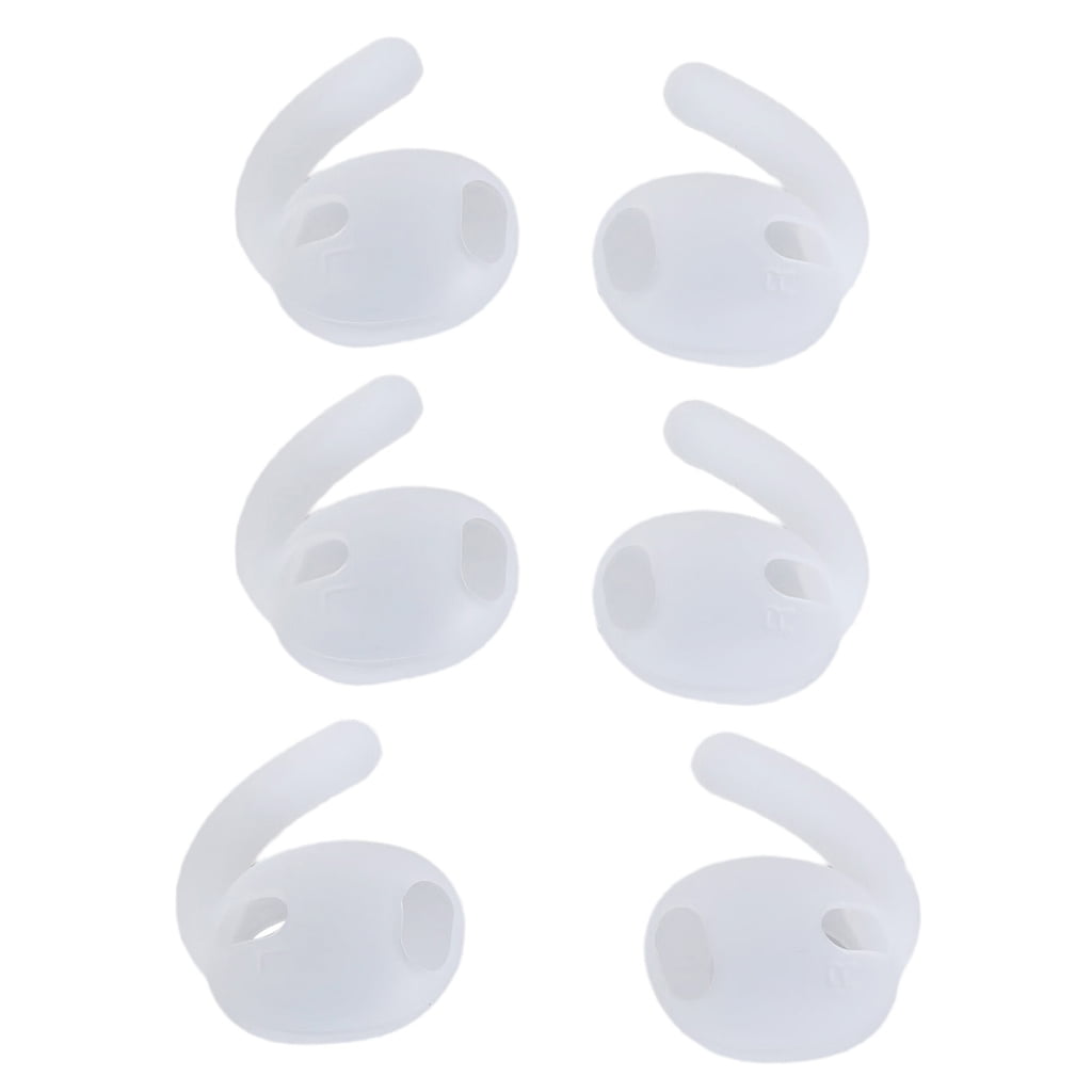 3 Pairs Silicone Ear Hooks Tips For Buds Wireless Earbuds Comfortable ...