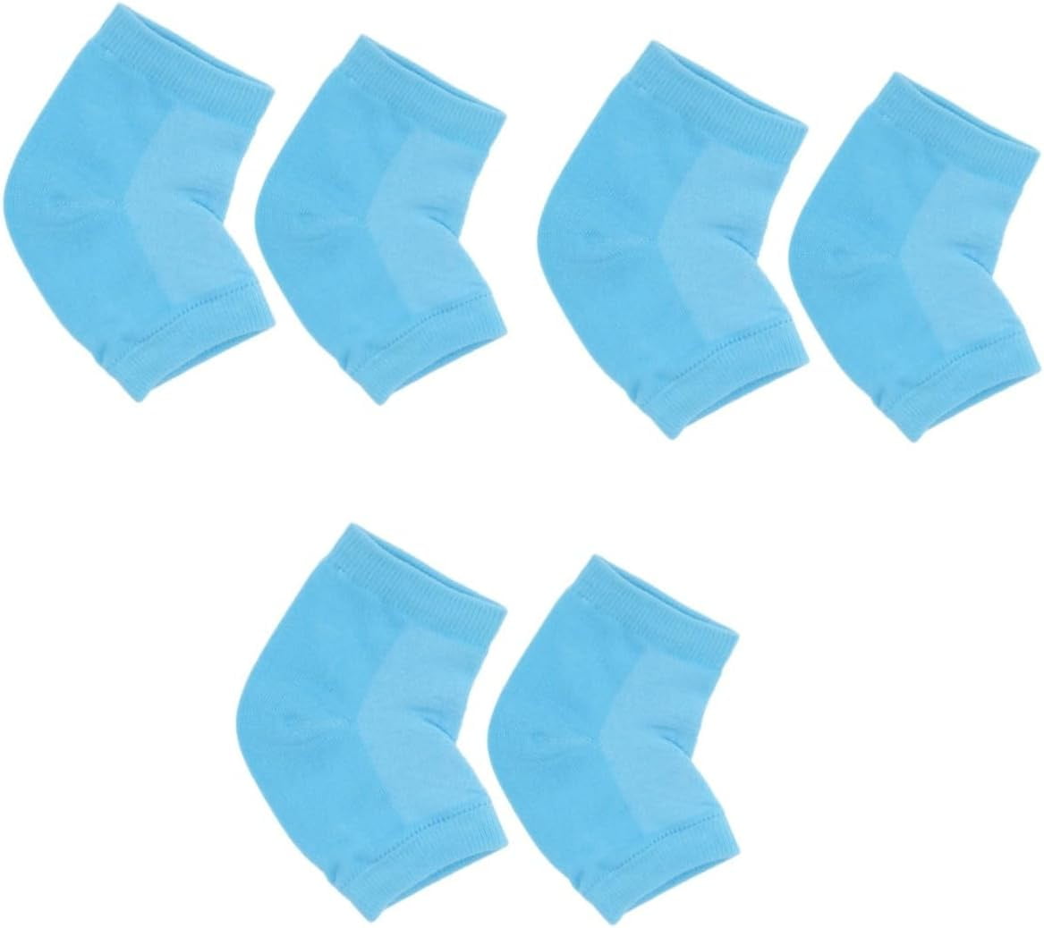 3 Pairs Silicone Gel Breathable Socks Women Socks Silicone Heel ...