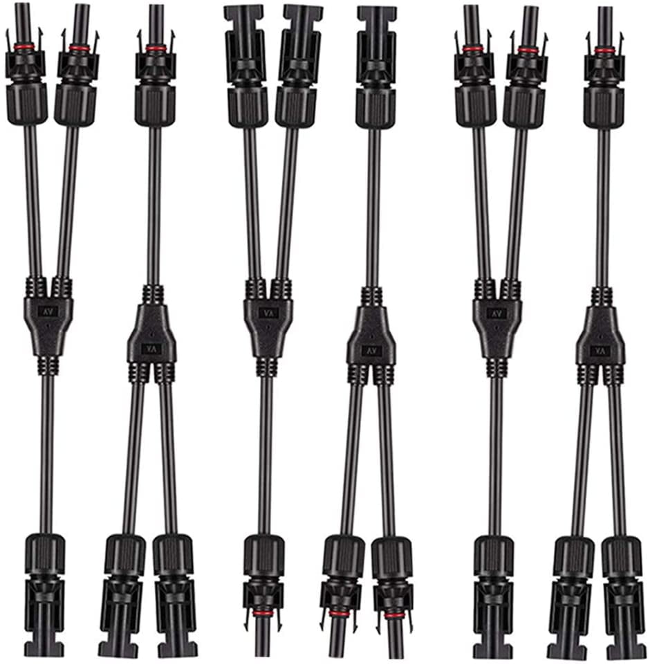3 Pairs Solar Panel Cable Connectors, MFF/MMF Solar Cable Y Branch ...