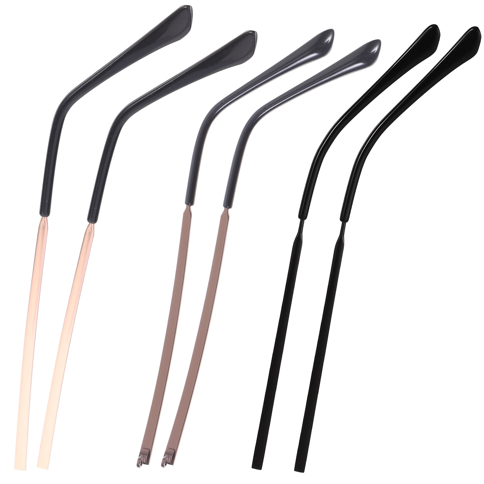 3 Pairs Spectacle Legs Eyewear Frame Temple Men and Women - Walmart.com