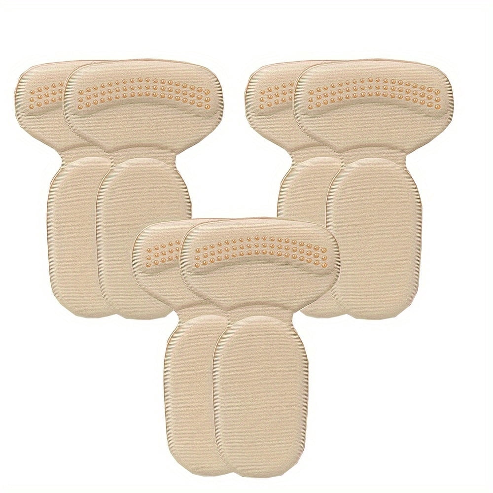 3 Pairs T Shape Sponge Heel Stickers Shoe Cushion Heel Protector for ...