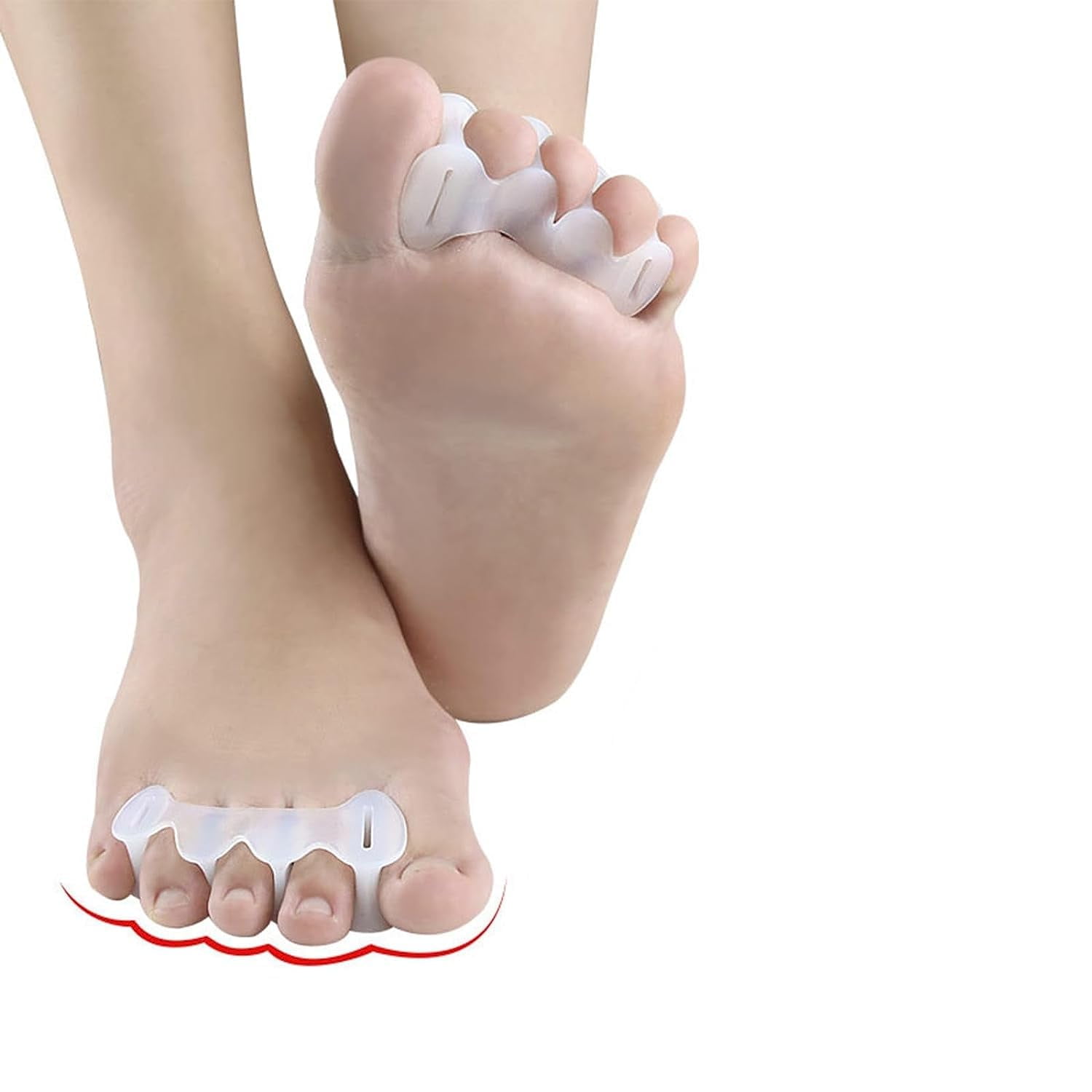 3 Pairs Toe Separators Toe Spacers for Women Men to Correct Bunion ...