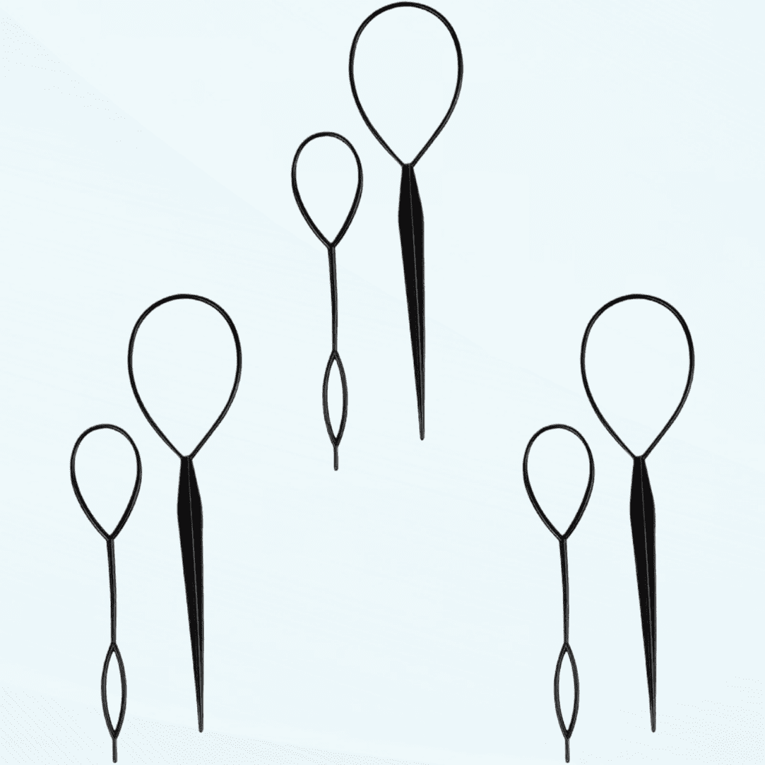 3 Pairs Topsy Tool, Topsy Tail Hair Tool, Hair Loop Tools, Hair Pull ...