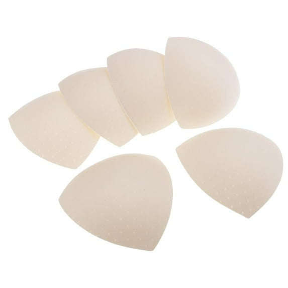 3 Pairs Triangle Bra Pad Inserts Foam Push Up Padding for Removable ...