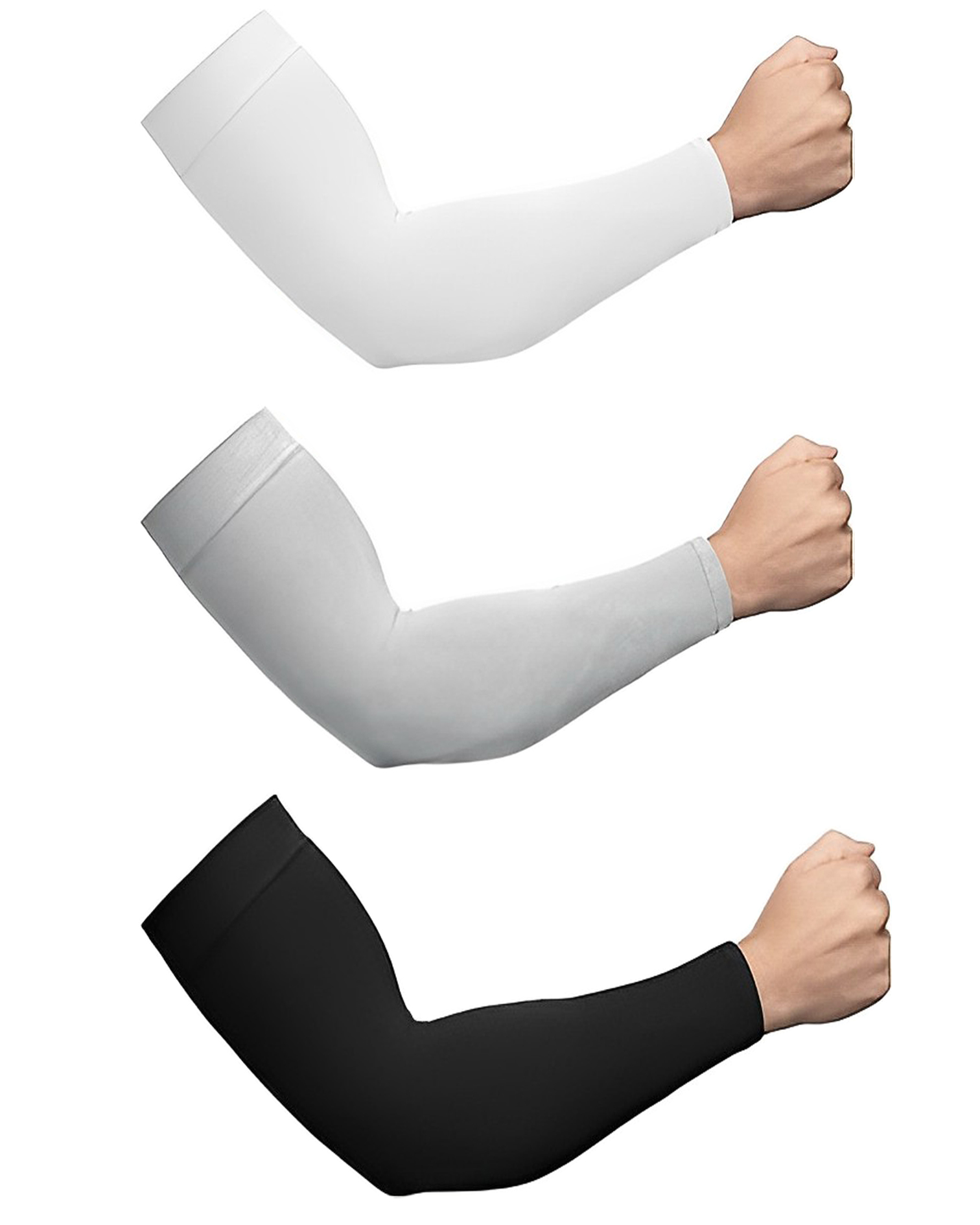 3 Pairs of Cooling Arm Sleeves, EEEkit UV Sun Protection Arm Sleeves ...