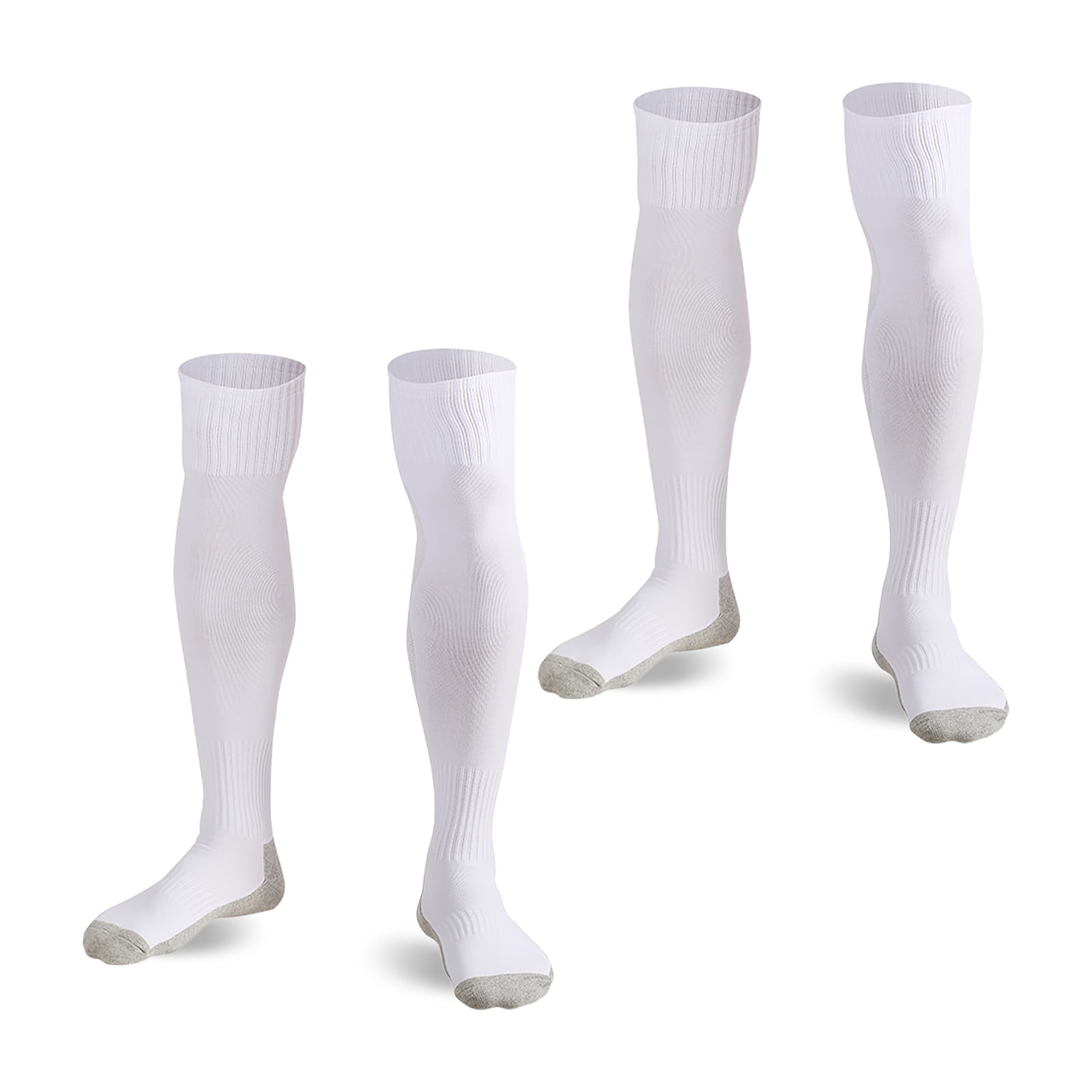 3 Pairs Ultra Long Over Knee Football Socks Non Slip Colorful Soccer ...