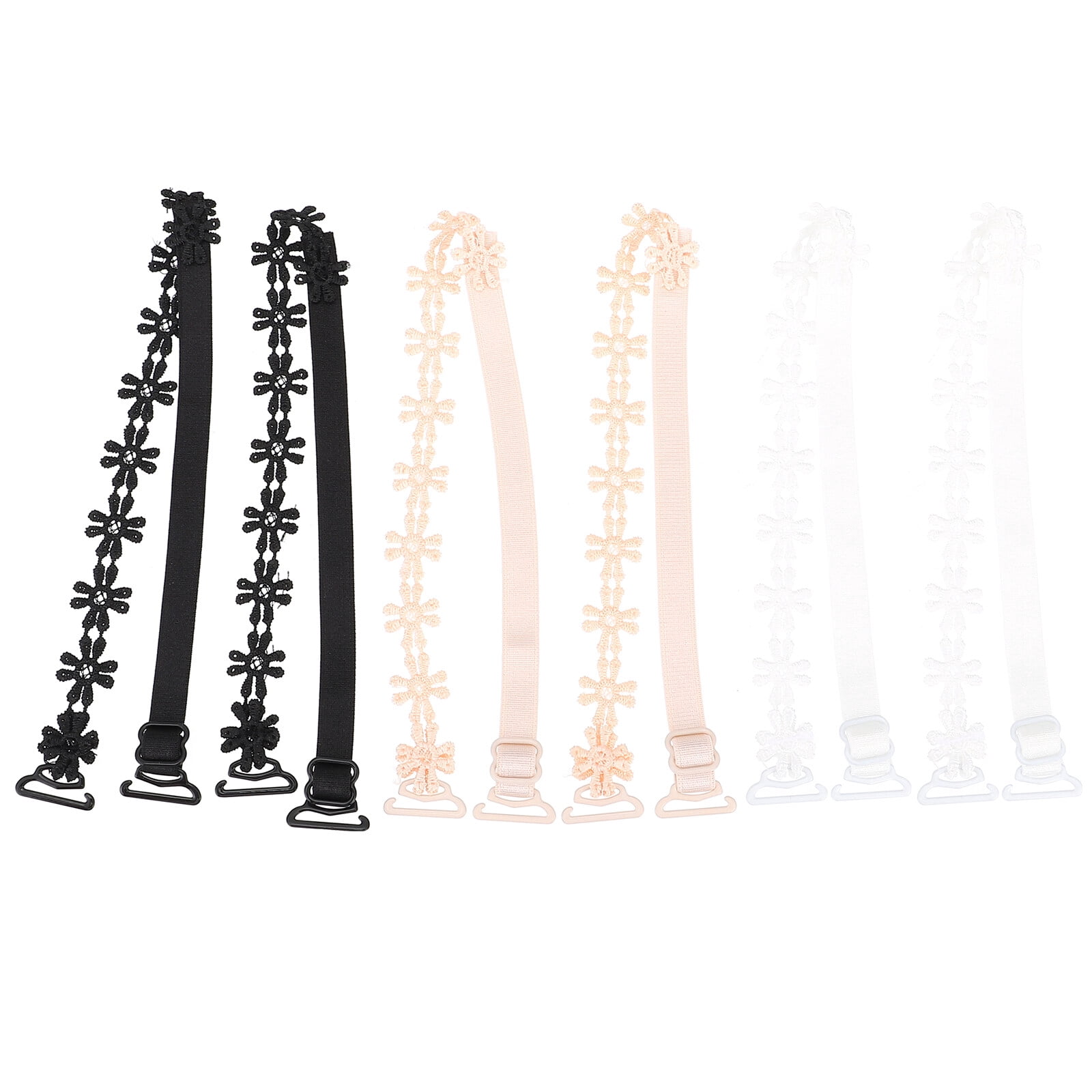 3 Pairs Underwear Straps Fresh Bra Shoulder Straps Anti-slip Shoulder ...