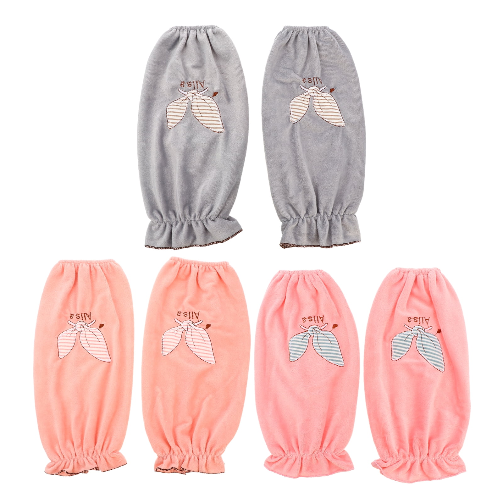 3 Pairs Warm Oversleeves Arm Sleeves Cleaning Long Loose Arm Sleeves ...