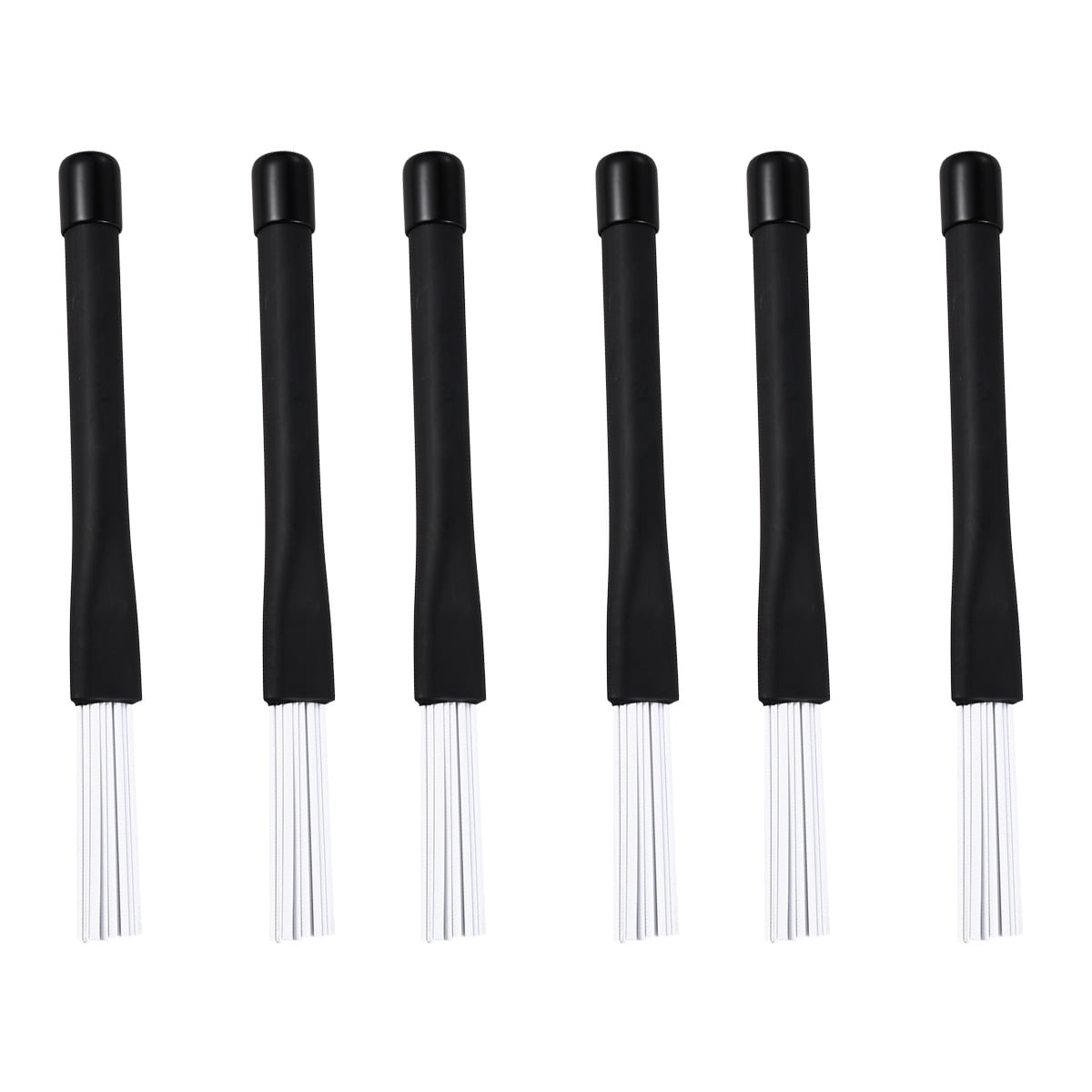 3 Pairs Wire Drum Brushes Music Battery Wand Drums Sticks - Walmart.com