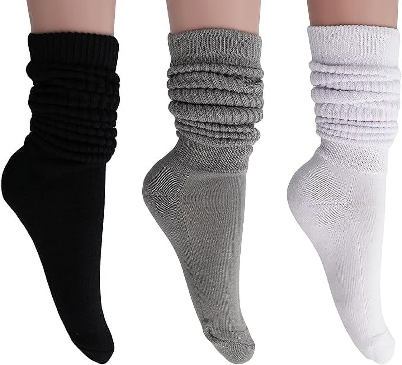 3 Pairs Women's Heavy Slouch Socks Shoe Size 5-10 from AWS/American ...