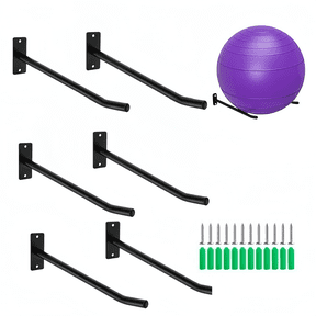 Exercise Ball Wall Mount Storage Solutions for Fitness and Sports Gear
