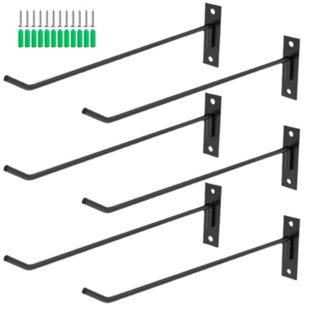 3 Pairs Yoga Ball Racks, Black Loopunk Ball Rack, Exercise Ball Wall ...