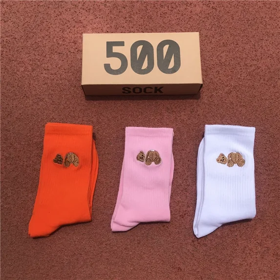 3 Pairs/box Socks Man Decapitated Bear Fashion Crew Sports Fuzzy ...