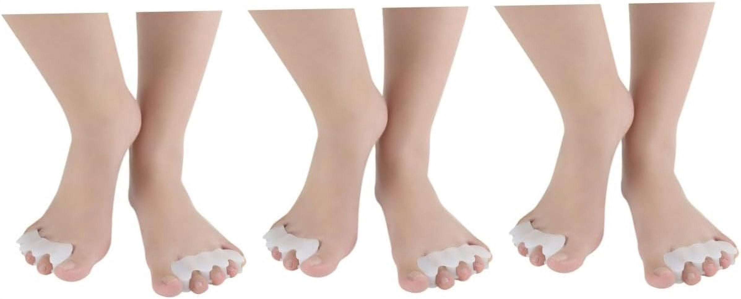 3 Pairs bunion toe relief hallux valgus toes separater relief splint ...