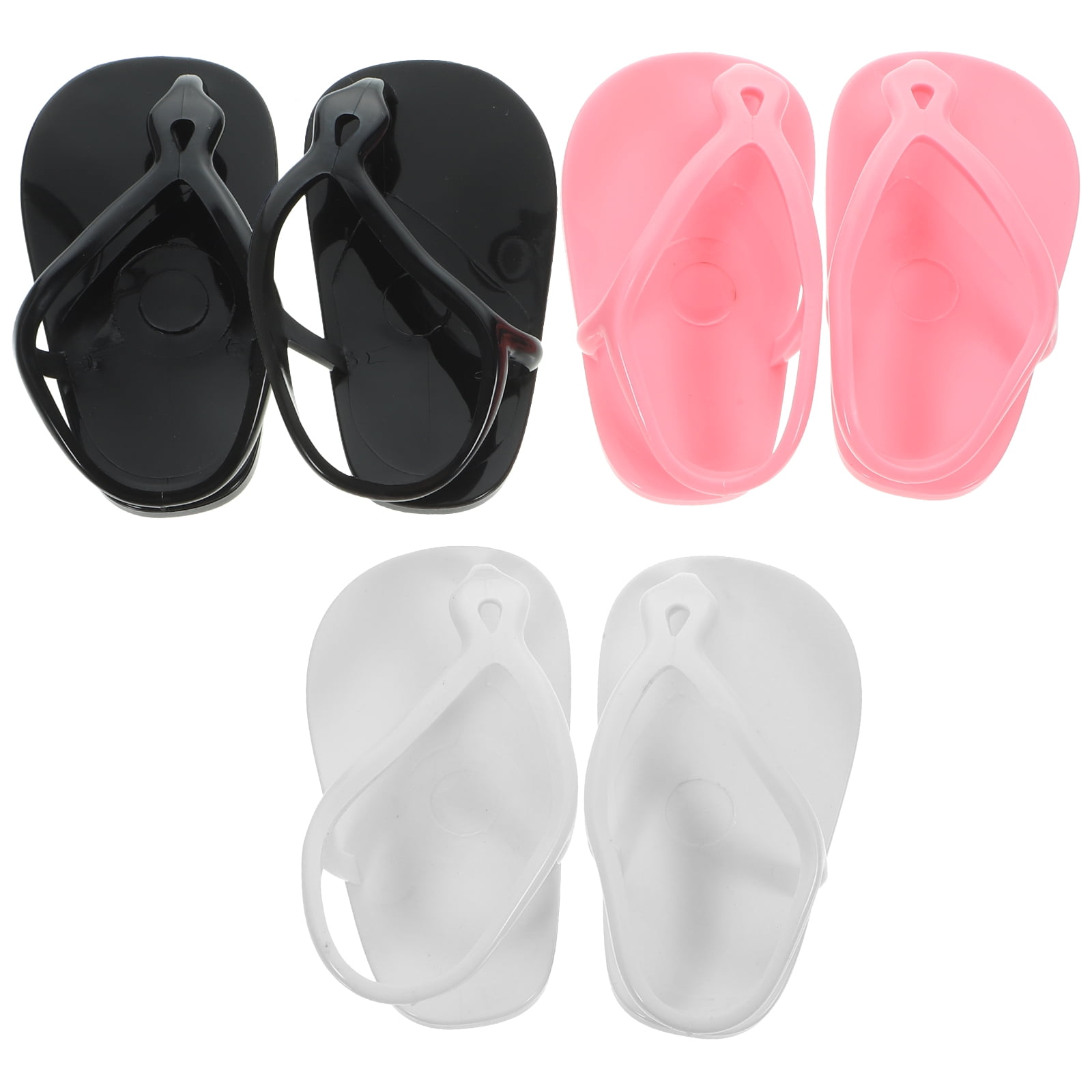 HOOWIFFY Mini Toys For Girls Slipper Model Assorted Color 3 Pairs ...