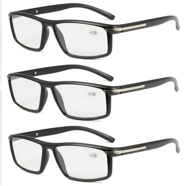 Unisex Super Light Weight Rectangle Eyeglass, Unbreakable TR90 Plastic ...