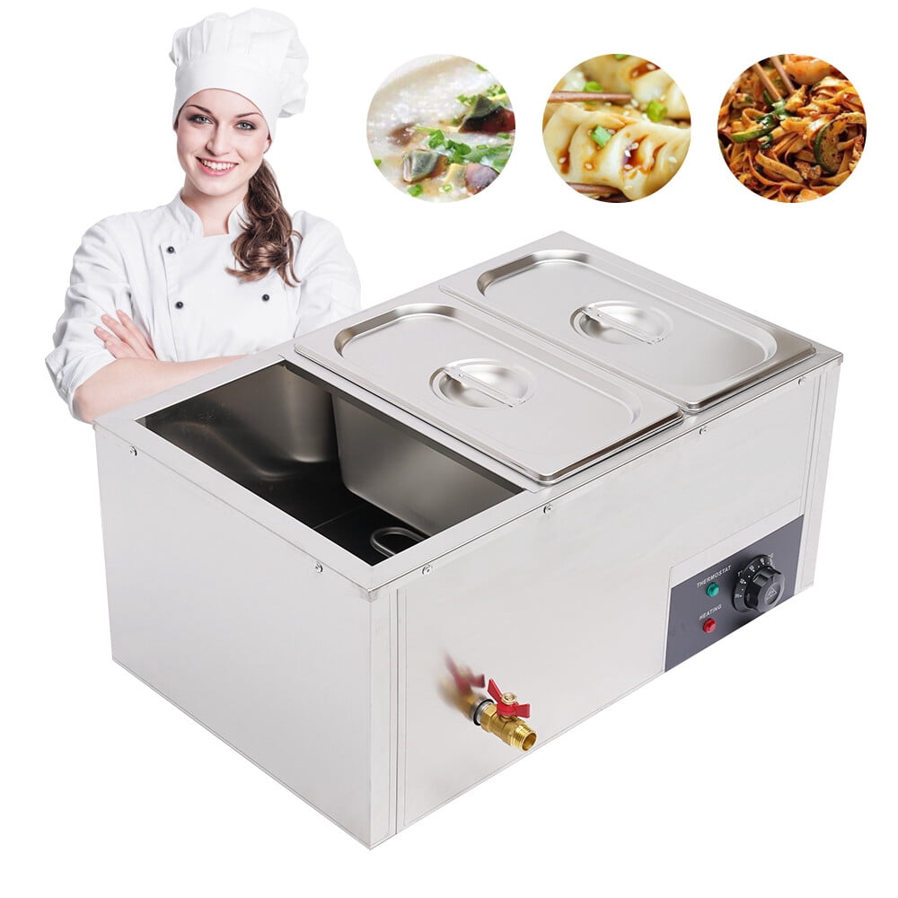 3-Pan Commercial Electric Food Warmer Steam Table Buffet Bain Marie ...