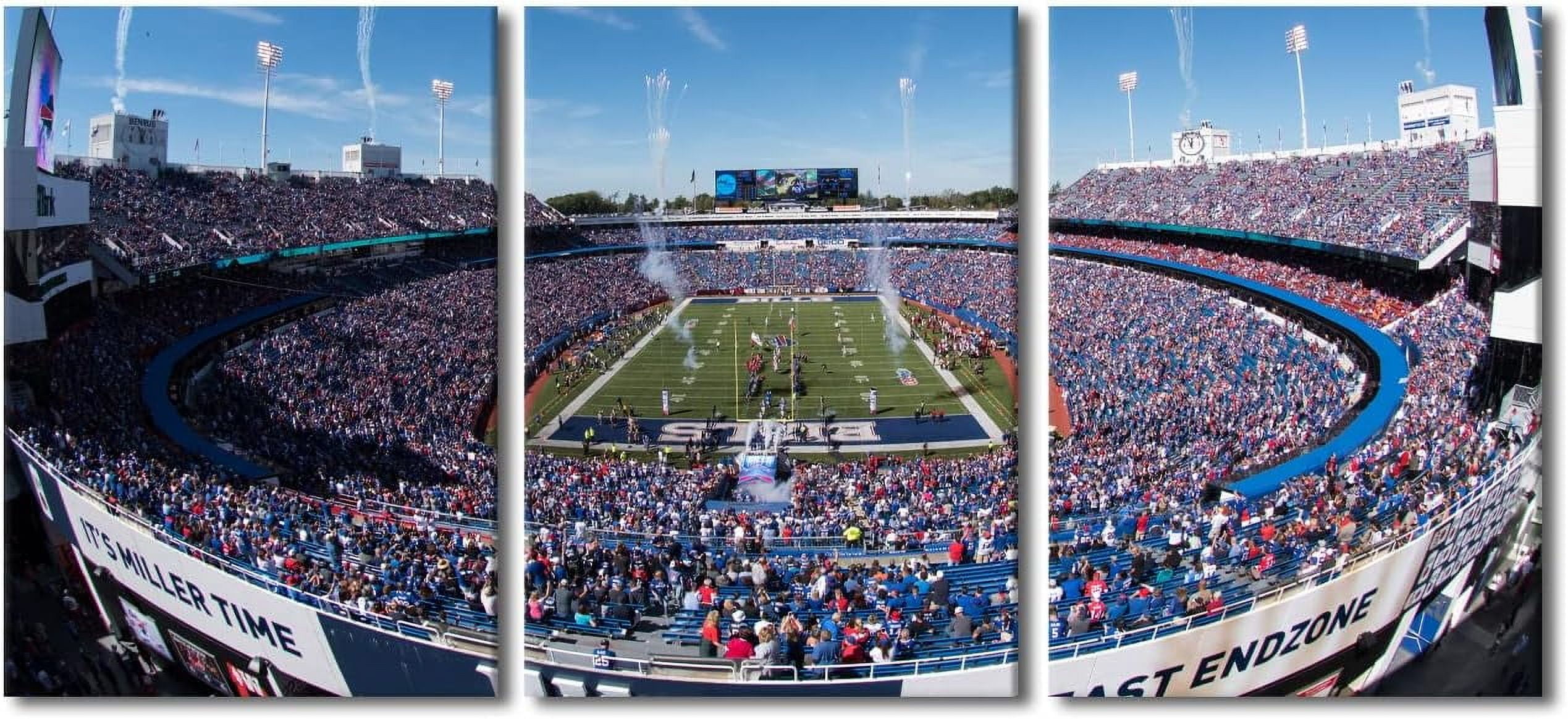 3 Panel Denver Canvas Wall Art American Soccer Prints Sports Artwork ...