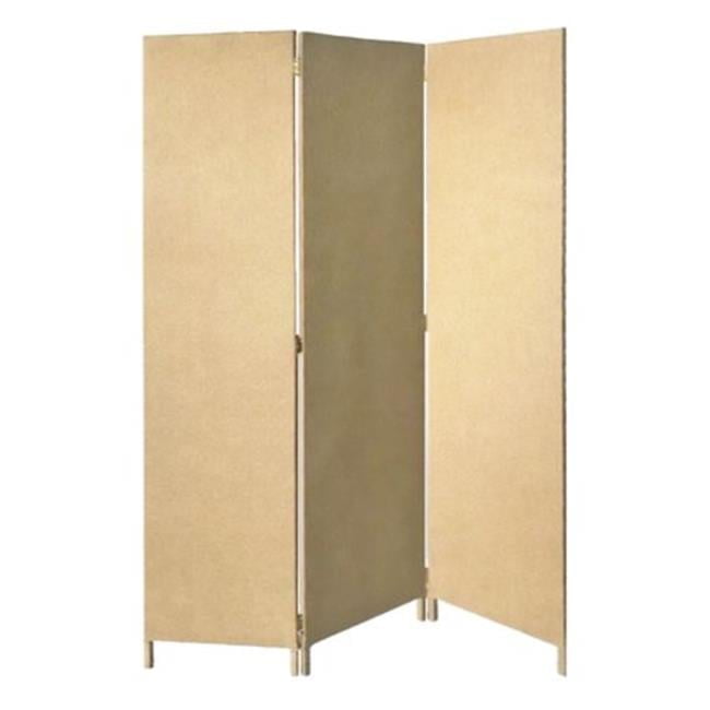 3 Panel Fabric Soho Screen - Beige - Walmart.com
