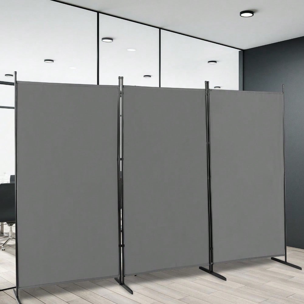 "3-Panel Folding Room Divider - Portable Privacy Screen for Office ...