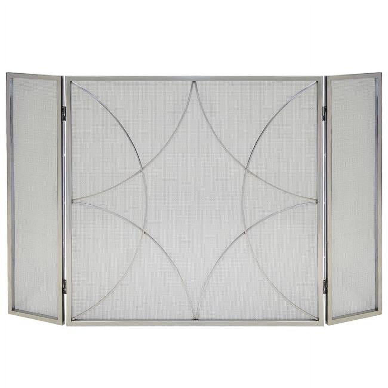 3 Panel Forged Diamond Screen - Polished Nickel - Walmart.com