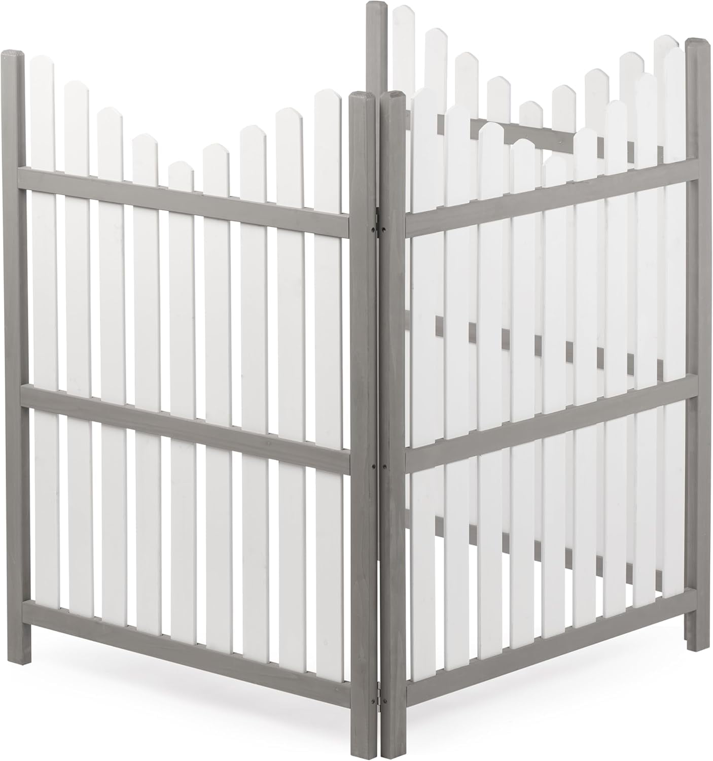 3-Panel Outdoor Air Conditioner Fence Screen, Outside Wood Privacy ...