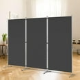 3 Panel Privacy Screen, 6 Ft Tall Folding Privacy Screen Room Dividers ...