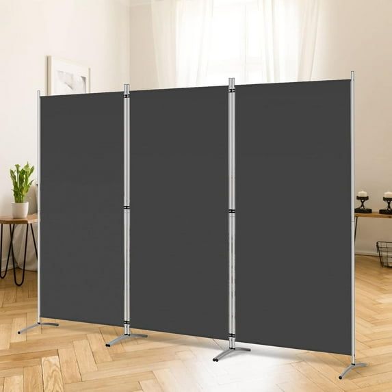 3 Panel Privacy Screen, 6 Ft Tall Folding Privacy Screen Room Dividers ...