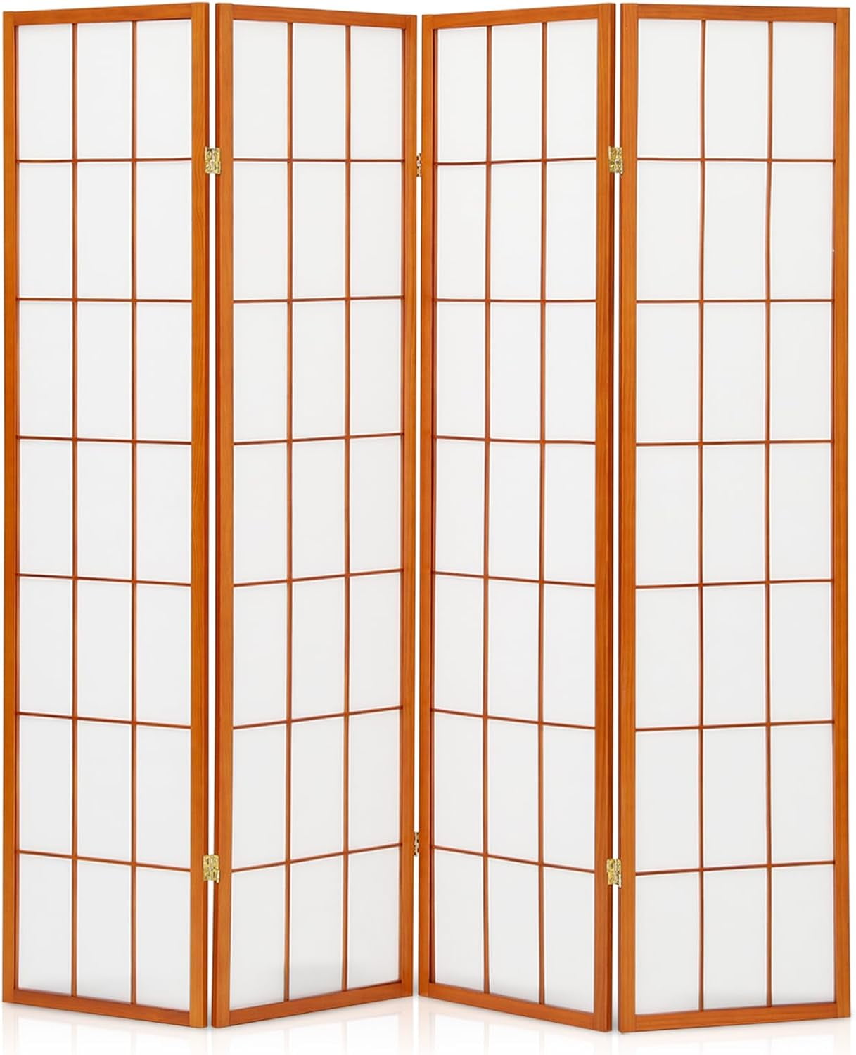 3 Panel Room Divider 5.7ft Rhombus Grid Partition Room Divider Japanese ...