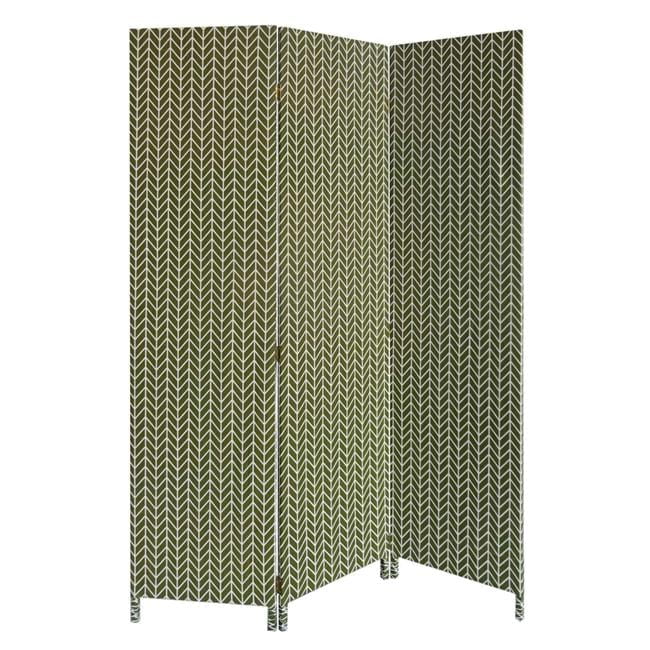 3 Panel Soft Fabric Room Divider, Green - 71 x 47 x 1 in. - Walmart.com