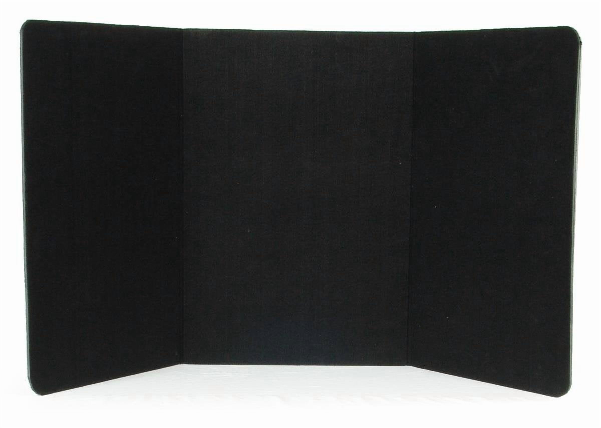 3-Panel Tabletop Display Board 72 Inches Wide, Foldable Fabric ...