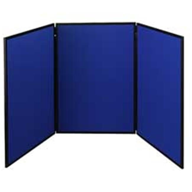 3 Panel Tabletop Showboard- 72in.x36in.- Blue - Walmart.com