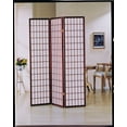 3-Panel Wooden Screen, Cherry - Walmart.com