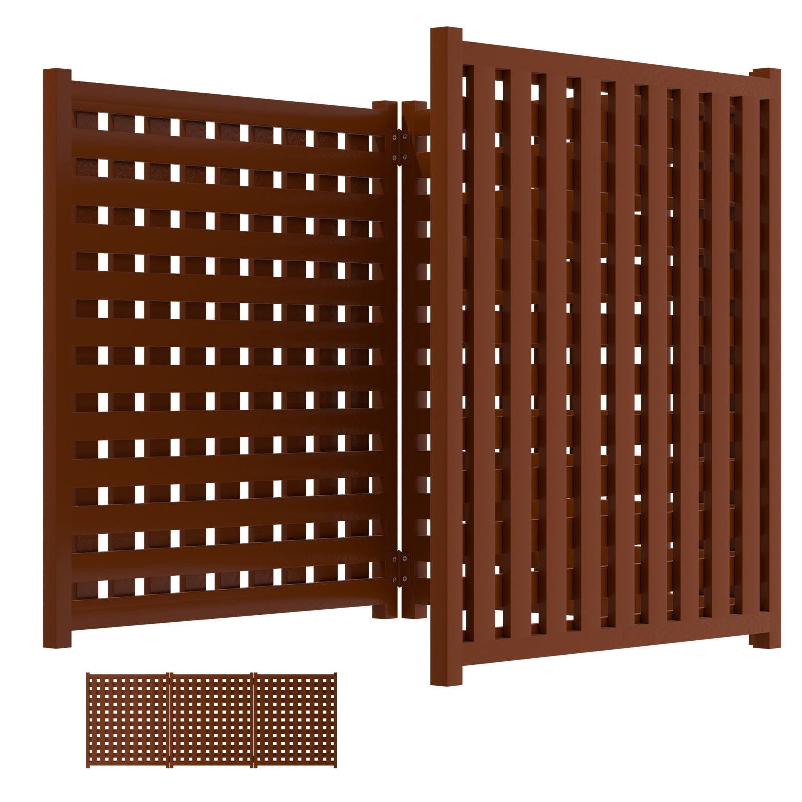 3 Panels Air Conditioner Fence, Privacy Fence to Hide AC and Trash ...