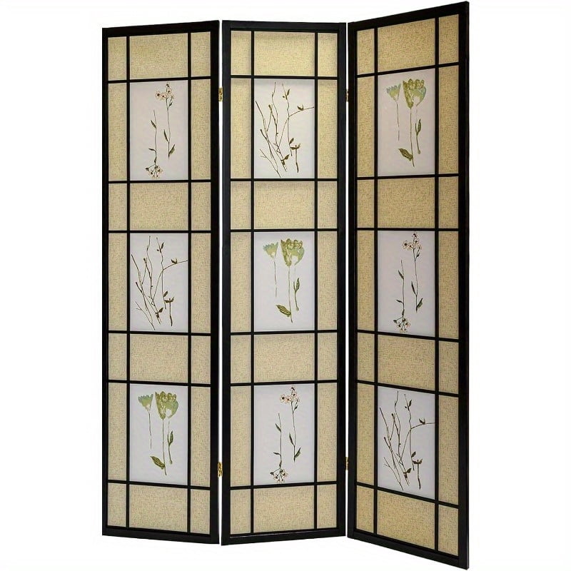 3 Panels Room Divider Portable Foldable Freestanding Room Privacy ...