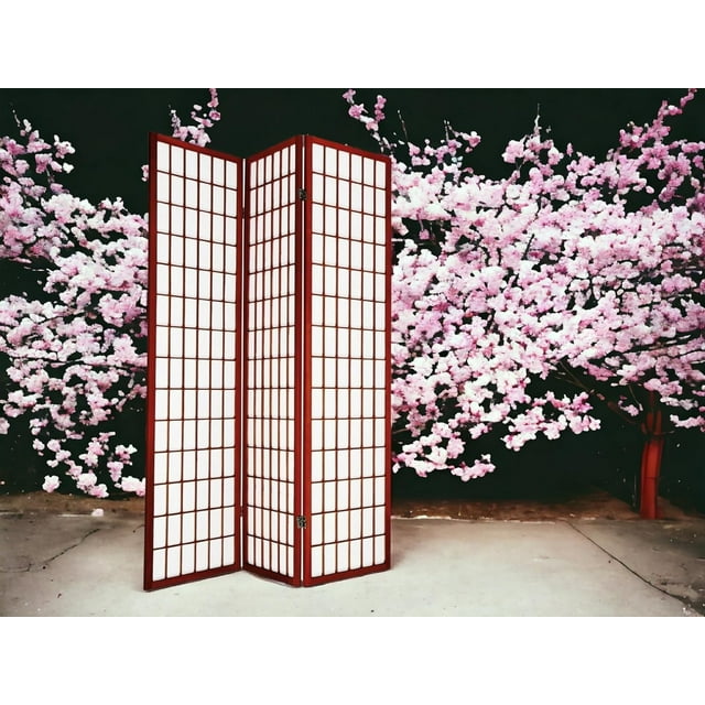 3 Panels Room Divider Privacy Screen Shoji Divider 6ft High Japanese ...