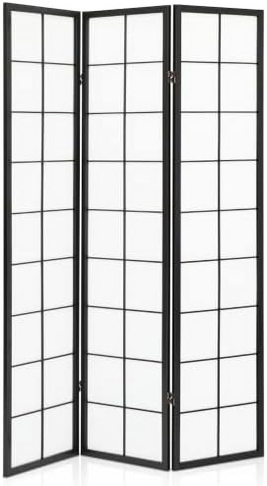 3-Panels Room Dividers and Folding Privacy Screens 6.5ft High Oriental ...