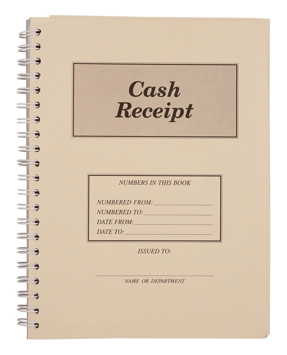 3-Part Cash Receipt Book - Receipts for Payments (Book of 200)- Receipt ...
