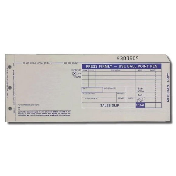 Order Deposit Slips