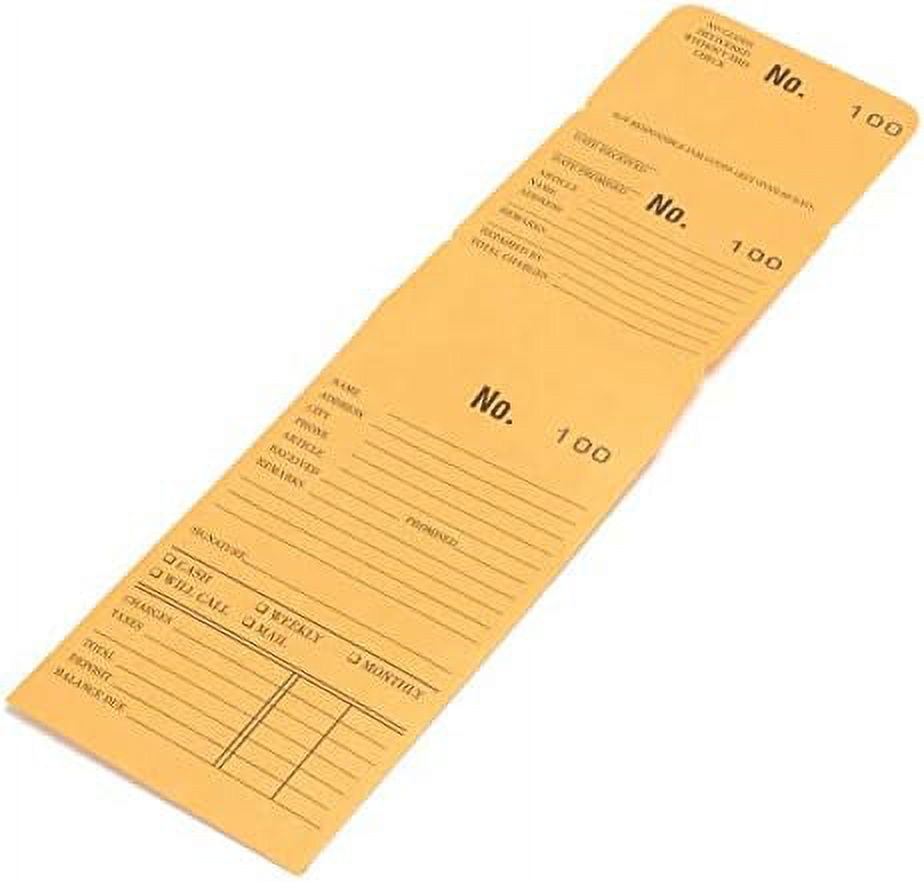 3-Part Yellow Repair or Lay-Away Envelope # 9001-10,000 of 1000 ...