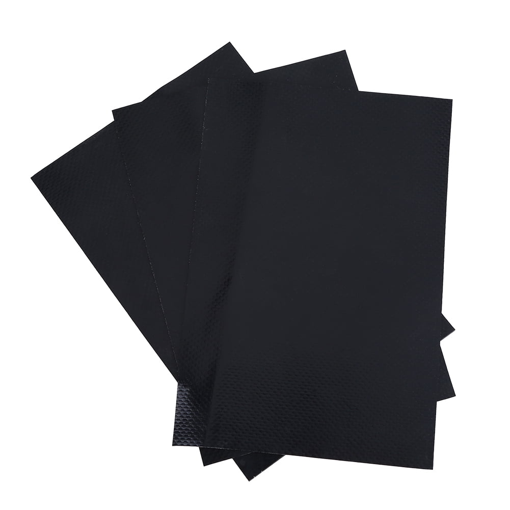 3-Patch Set for Rafts, Boats, Canoes, Kayaks Black PVC Repair Kit for ...