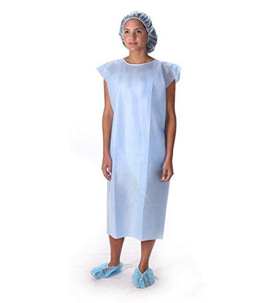 3 Patient Kit Gown Includes 1 Gown Without Sleeves 1 Nurse Cap & 2 Shoe ...