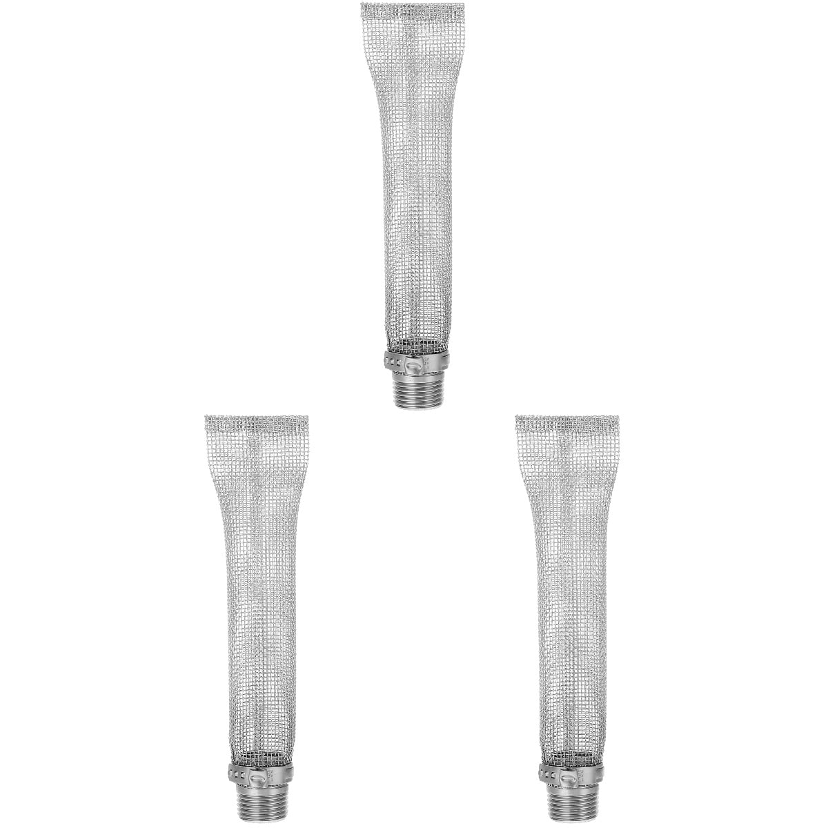 3 Pc Beer Filter Tube Hose Metal Strainer Stainless Steel Brewing ...