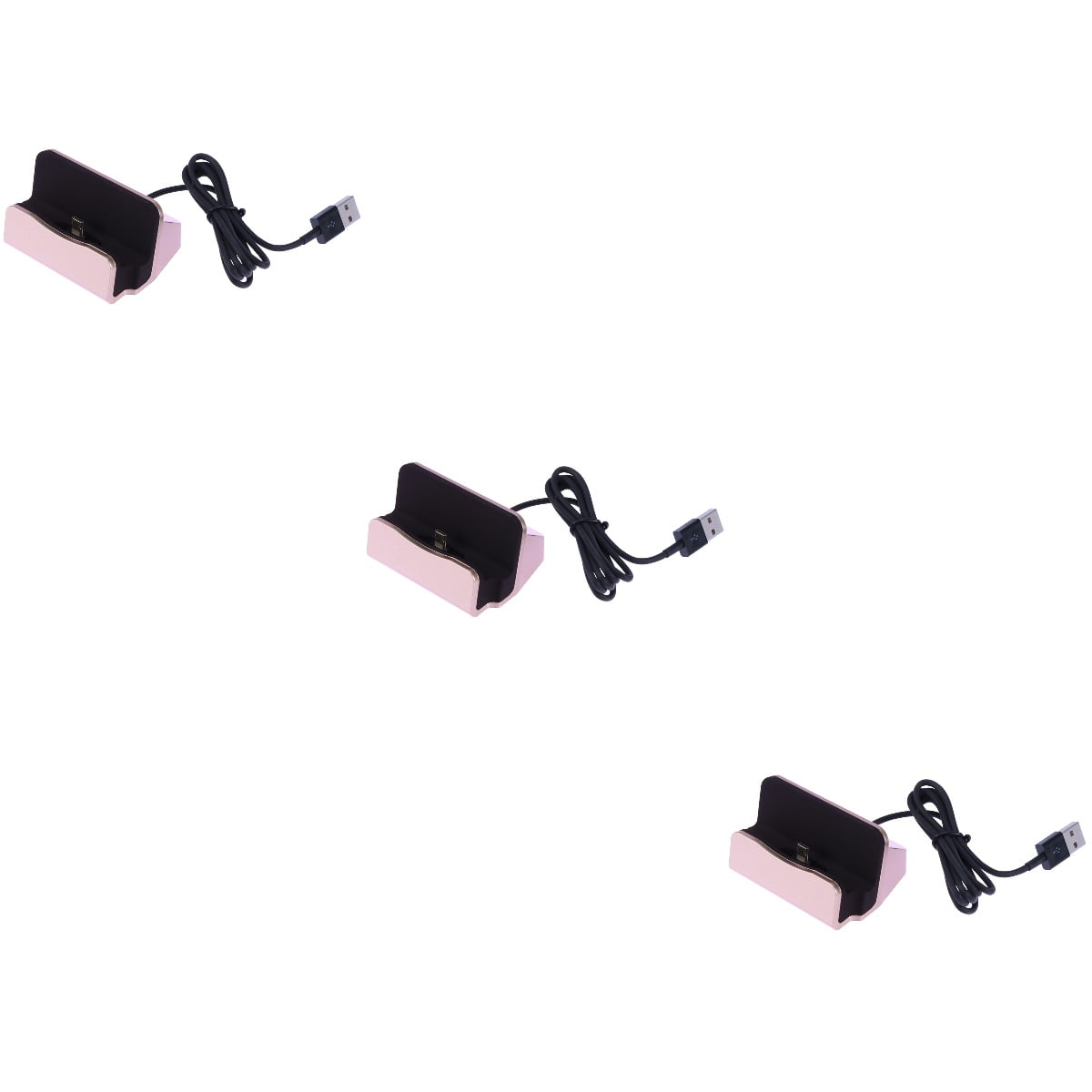 3 Pc Charging Station Cell Phone Stations Desktop Catcuty Portable ...